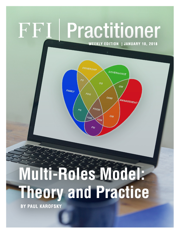 Multi-Roles Model: Theory and Practice - FFI Practitioner