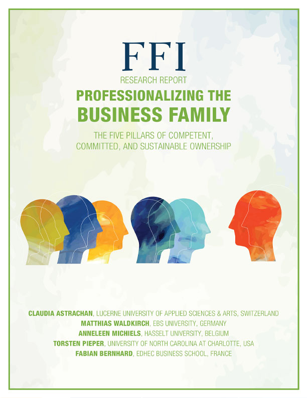 Professionalizing the Business Family: The Five Pillars of Competent ...