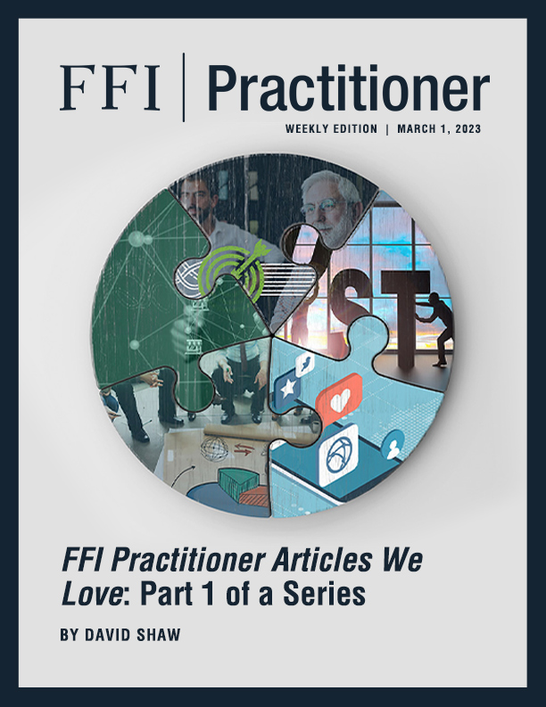 FFI Practitioner Articles We Love: Part 1 of a Series - FFI Practitioner