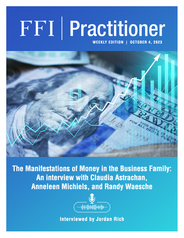 The Manifestations of Money in the Business Family: An interview with ...